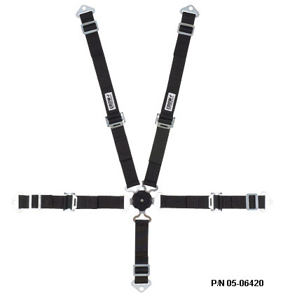 Crow Kam Lock Restraint System For RV8A - Black - Rear Seat (Without ...