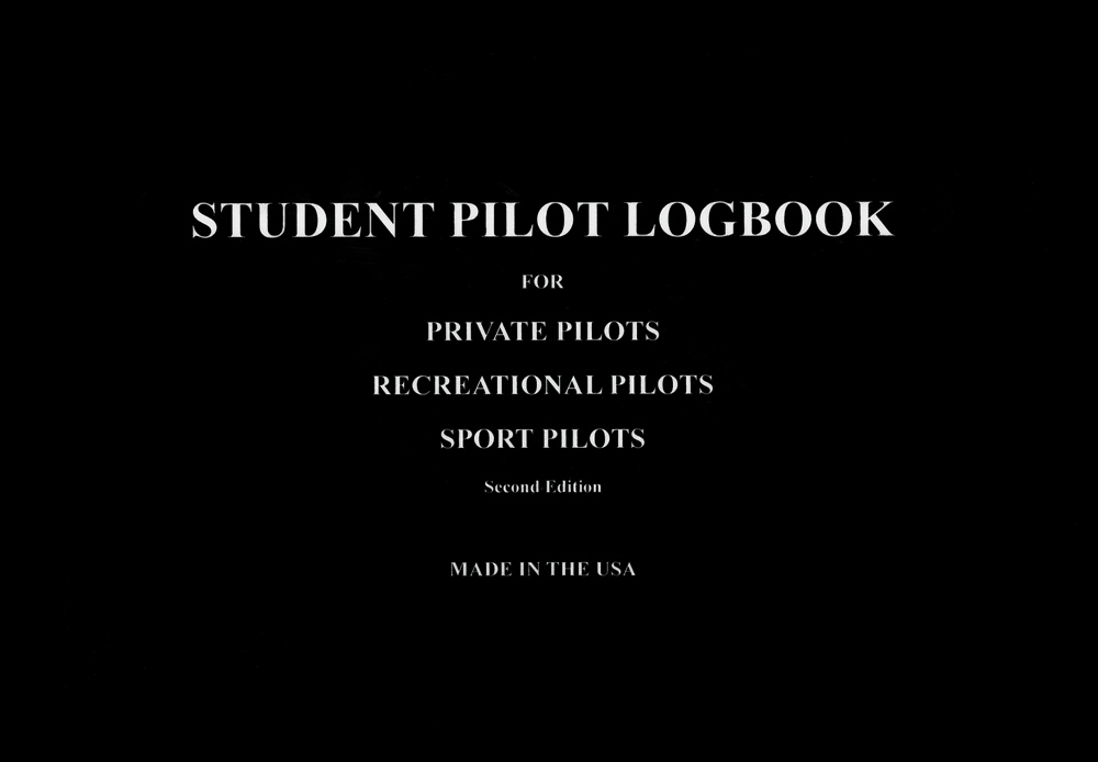 Student Pilot Logbook Third Edition | Aircraft Spruce Canada