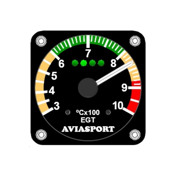 Rotax 914Ul EGT Gauge 2 1/4 Inch - 300-1000C | Aircraft Spruce Canada