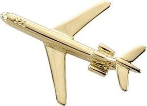 Boeing 727 Winglets Gold Tackette | Aircraft Spruce Canada
