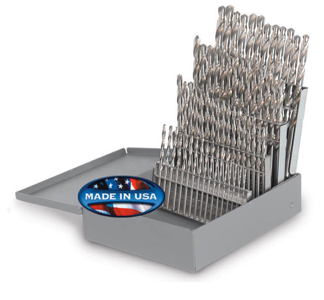 60 Piece Drill Bit Set 1180 Point - Wire Sizes | Aircraft Spruce Canada
