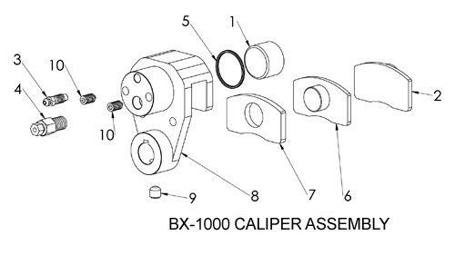 Black Max Caliper Assembly Parts | Aircraft Spruce Canada